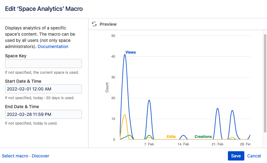Space Analytics Macro